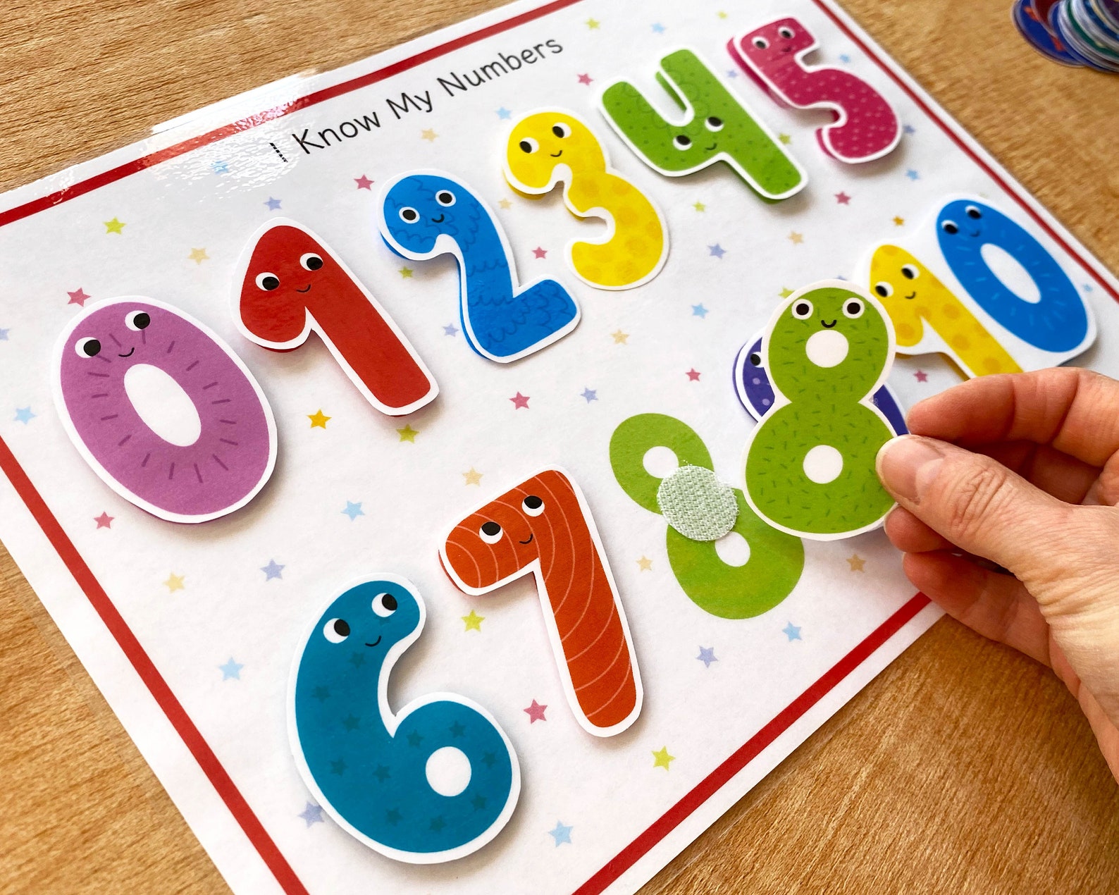 Numbers Busy Book Page, I Know My Numbers Matching Worksheet for ...