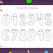 Cute Numbers Coloring Page, Color the Numbers 0 to 10 Coloring Page ...