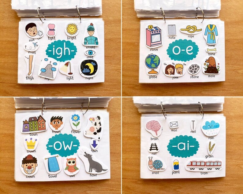 Phonics Busy Book Printable Phonics Activity Book Phonics - Etsy