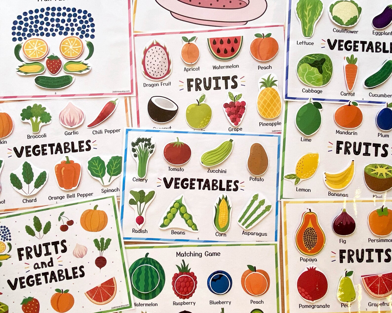 Fruits and Vegetables Busy Book Toddler Busy Book Printable | Etsy