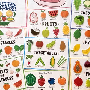 Fruits and Vegetables Busy Book, Toddler Busy Book, Printable Baby ...