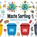 Waste Sorting Clipart, Recycling Trash Graphics, Saving the Planet ...