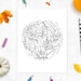Autumn Halloween Mandala Coloring Book, Circle Shape Printable Coloring ...