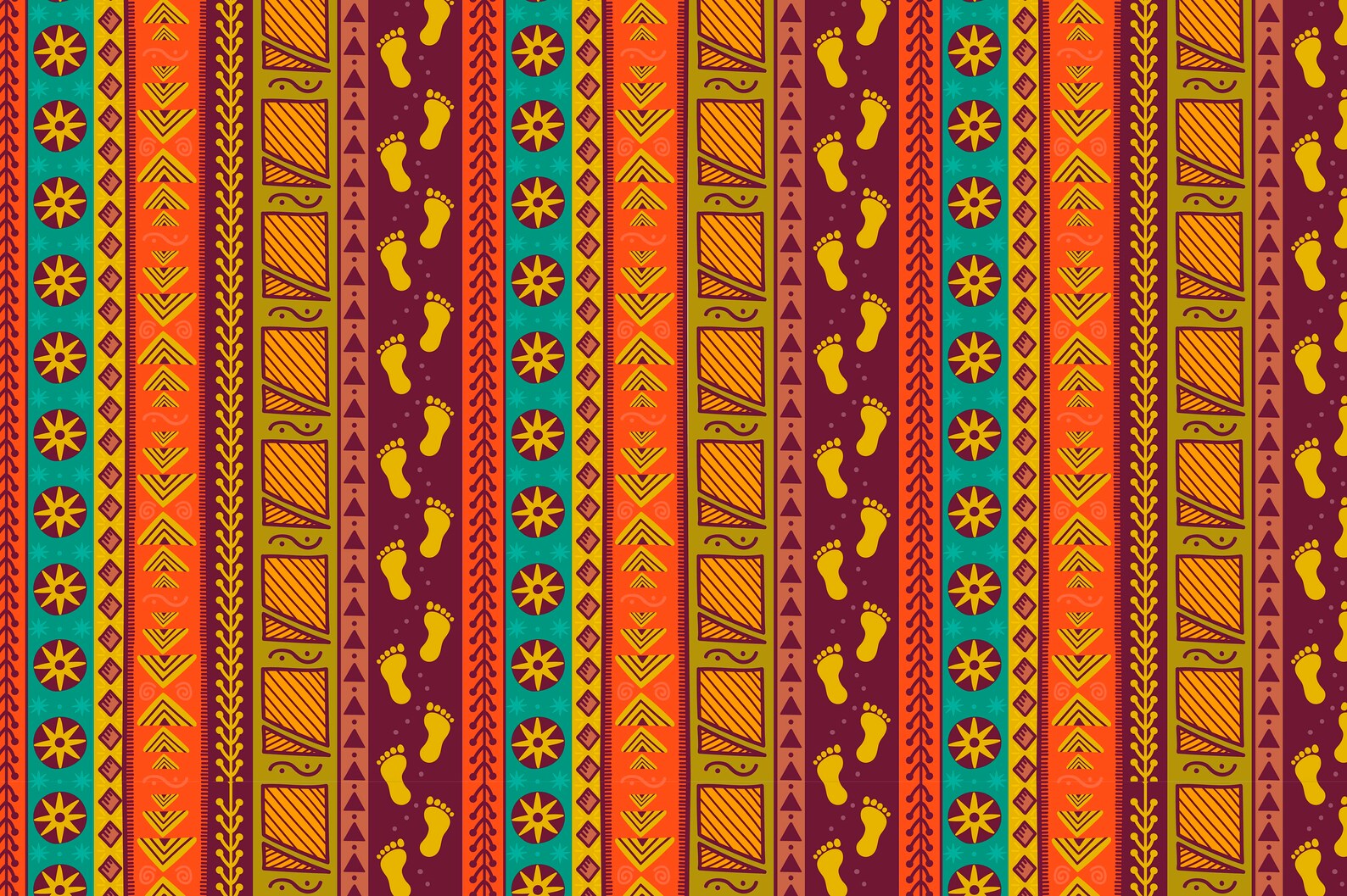 Tribal Digital Paper Pack / Ethnic Seamless Patterns / - Etsy