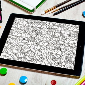64 Coloring Pages Pack / Printable Coloring Pages for Adults and Kids ...