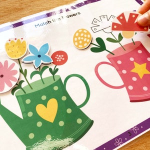 Spring Busy Book, Toddler Busy Book Printable, Quiet Book Pdf, Spring ...