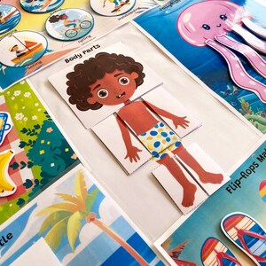 Summer Busy Book Printable, Toddler Summer Busy Book Pdf, Summer Busy ...