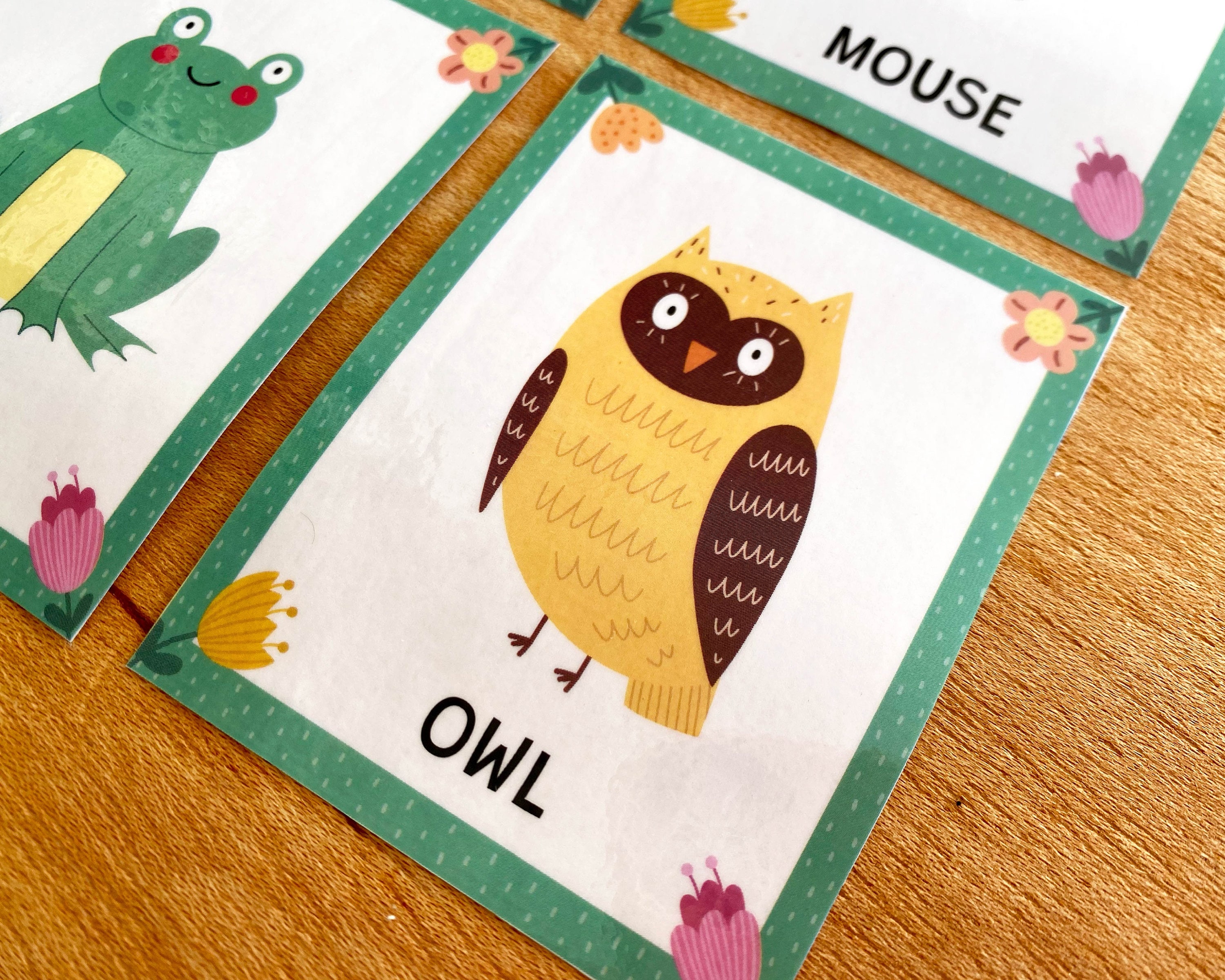 Forest Animals Flashcards Pdf, Woodland Animals Flash Cards Printable ...