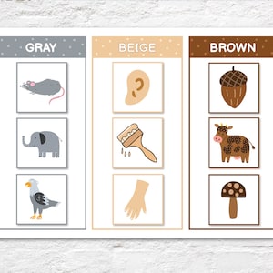 Color Sorting Toddler Busy Book, Printable Busy Binder, Quiet Book Pdf ...