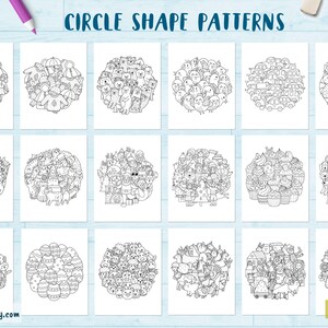 Coloring Book Bundle, 90 Printable Coloring Pages Pdf for Adults and ...