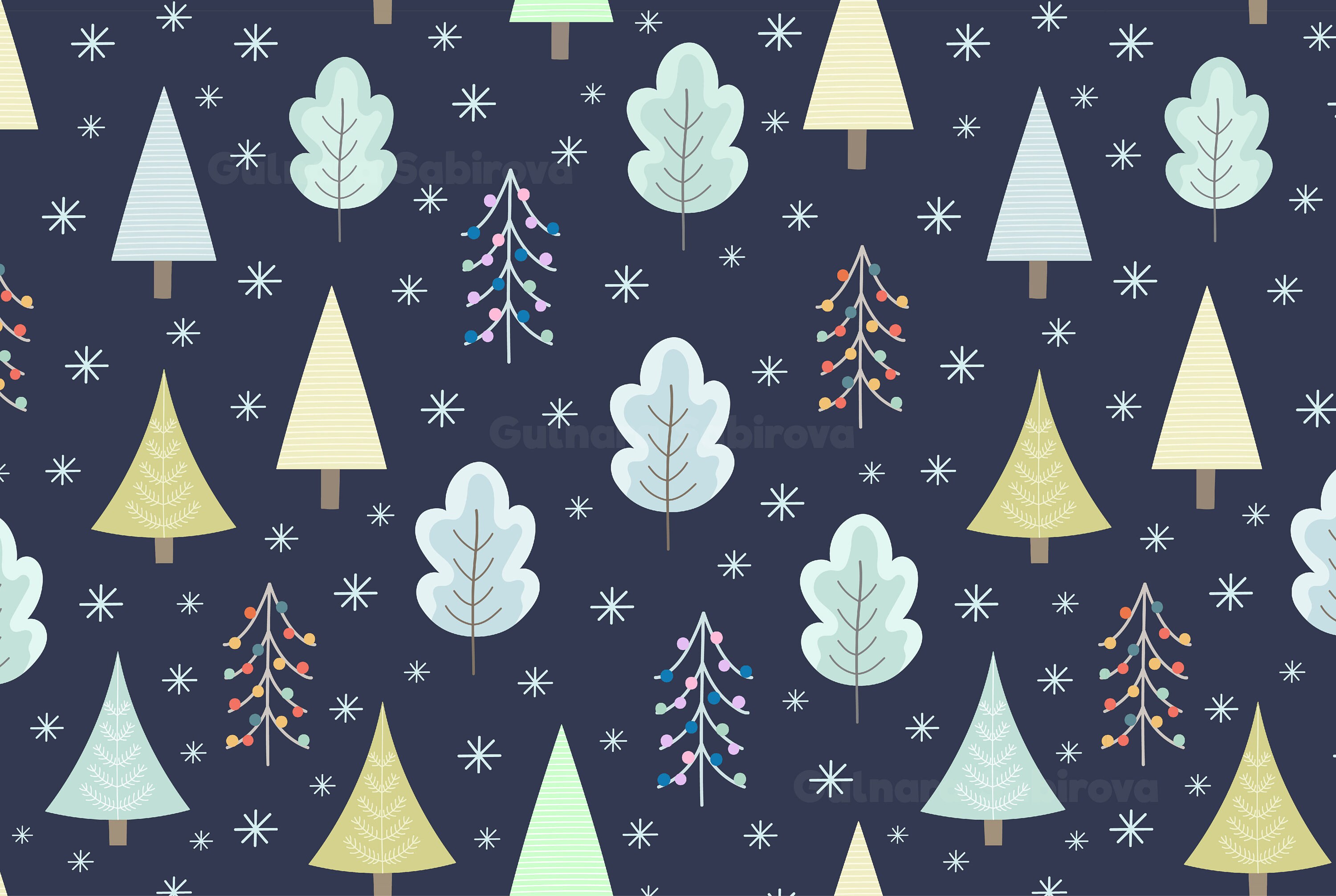 Winter Owls Christmas Clipart / Digital Paper/ Printable | Etsy