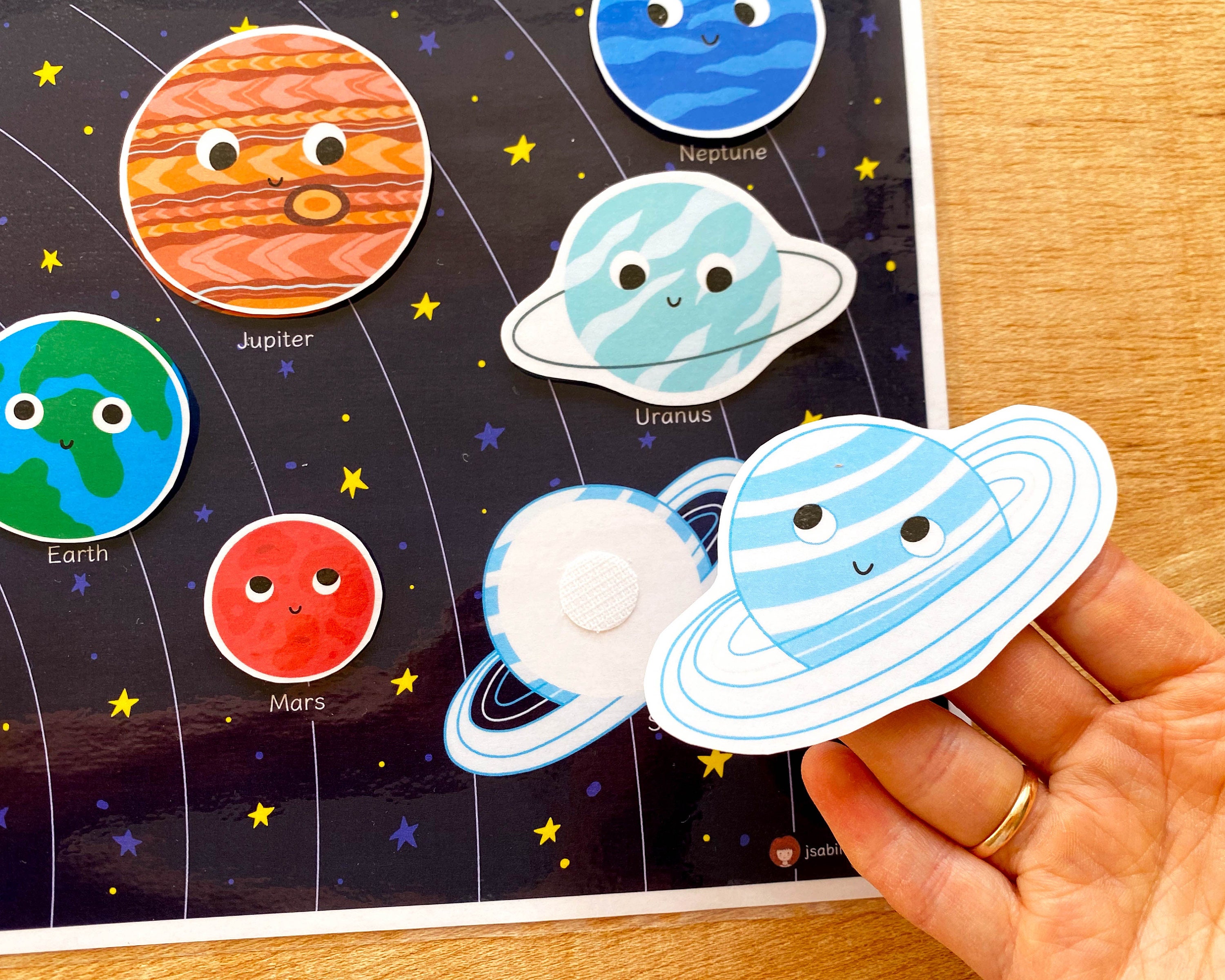 Solar System Busy Book Page, Solar System Matching Worksheet for ...