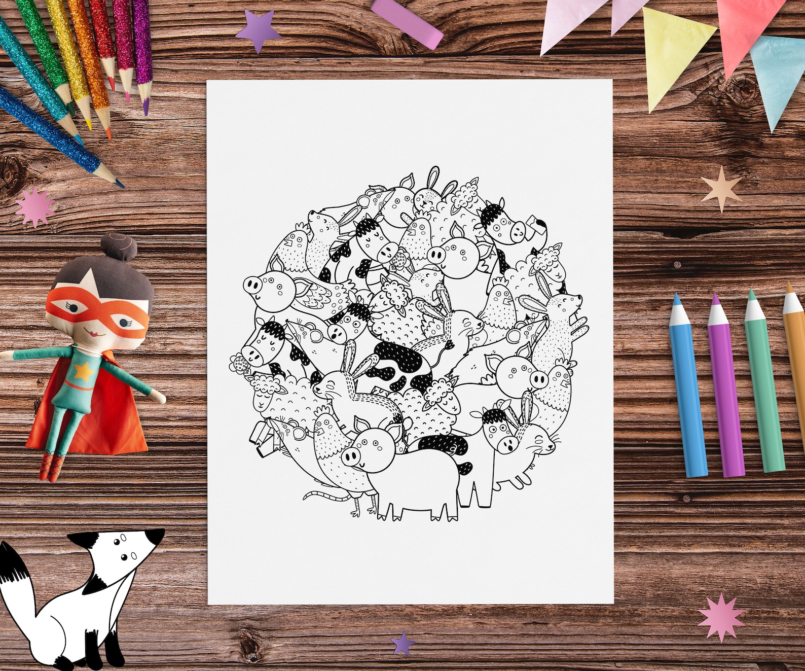 Coloring Book Pdf Printable Coloring Pages for Adults and - Etsy