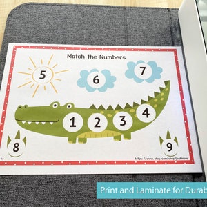 Numbers Busy Book for Toddlers PDF, Toddler Busy Book, Printable ...