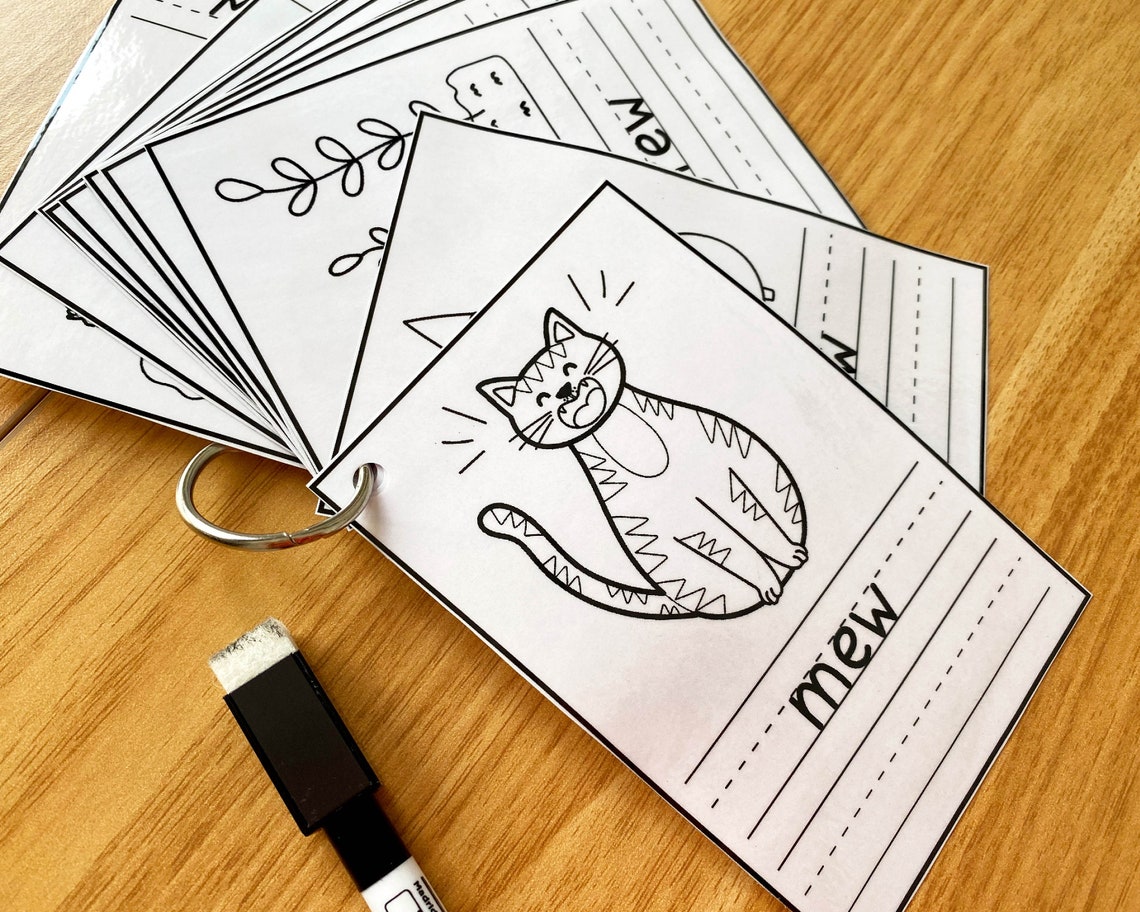 Ew Phonics Sound Flash Cards ew Digraph Printable | Etsy UK