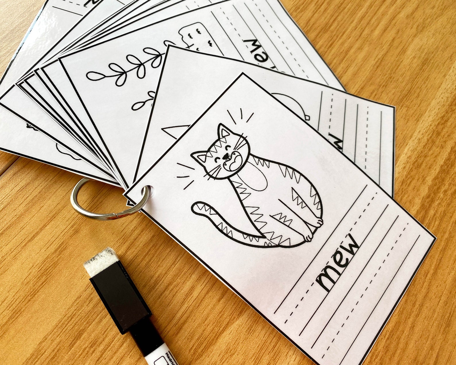 Ew Phonics Sound Flash Cards ew Digraph Printable - Etsy