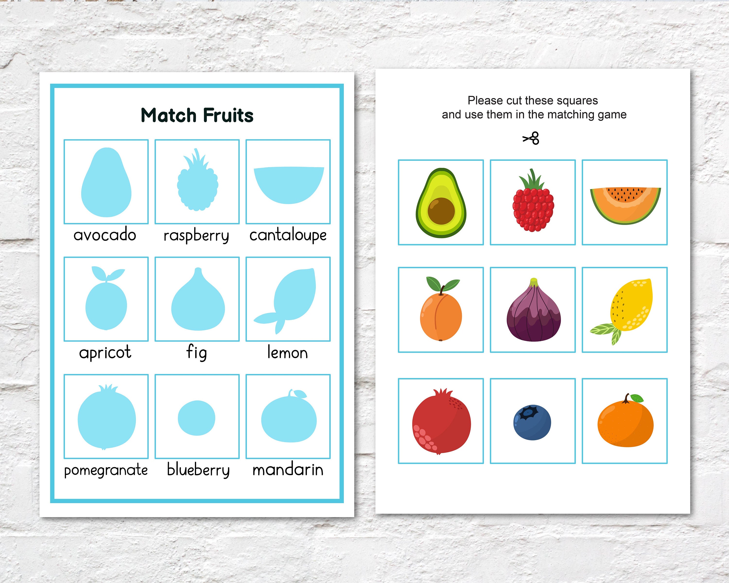 Fruits Sorting Busy Book Printable Fruits and Vegetables Busy - Etsy Canada