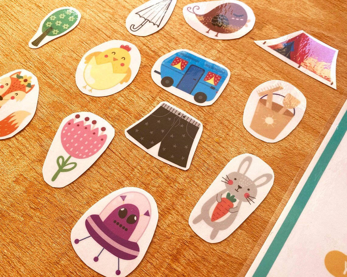 Color Sorting Busy Book Page Toddler Learning Binder | Etsy