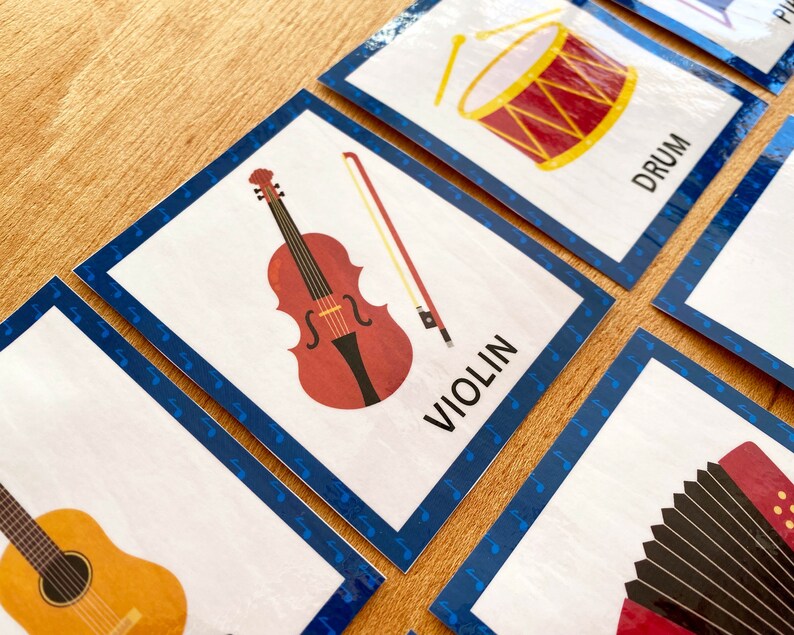 Musical Instruments Flashcards Pdf, Music Instruments Flash Cards ...