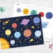 Solar System Busy Book Page, Planet Matching Worksheet for Toddlers ...
