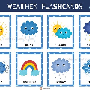Flashcards Bundle Printable for Kids, Farm Animals Weather, Alphabet ...