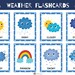 Flashcards Bundle Printable for Kids, Farm Animals Weather, Alphabet ...