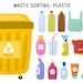 Waste Sorting Clipart, Recycling Trash Graphics, Saving the Planet ...