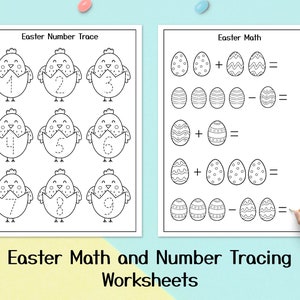 Easter Activity Book, Easter Printables Pdf, Spring Worksheets for Kids ...