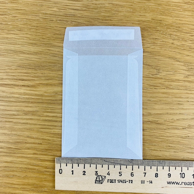 Glassine Envelopes Peel & Seal, 92mm X 68 Mm, Eco-friendly Paper Bags ...