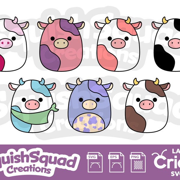 Squishmallow Cow - Etsy Canada