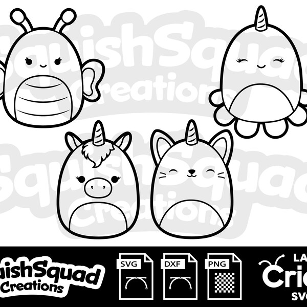 Squishmallows Layered Svg - Etsy Israel
