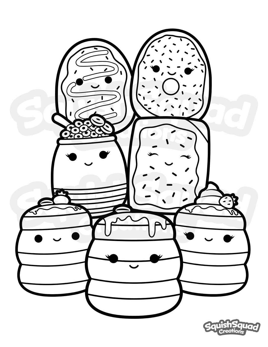 Cute Squishmallow Breakfast Squad Coloring Page Printable Etsy Canada Cute Squishmallow Breakfast Squad Coloring Page Printable Etsy Canada
