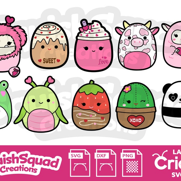 Squishmallow Svg - Etsy