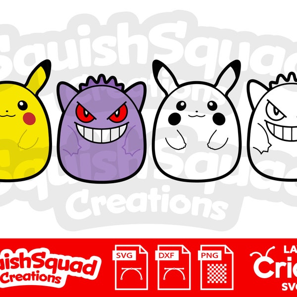 Squishmallow Font Svg - Etsy