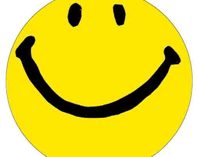Vintage 1970's Style Smiley Face Retro Travel Decal - Etsy