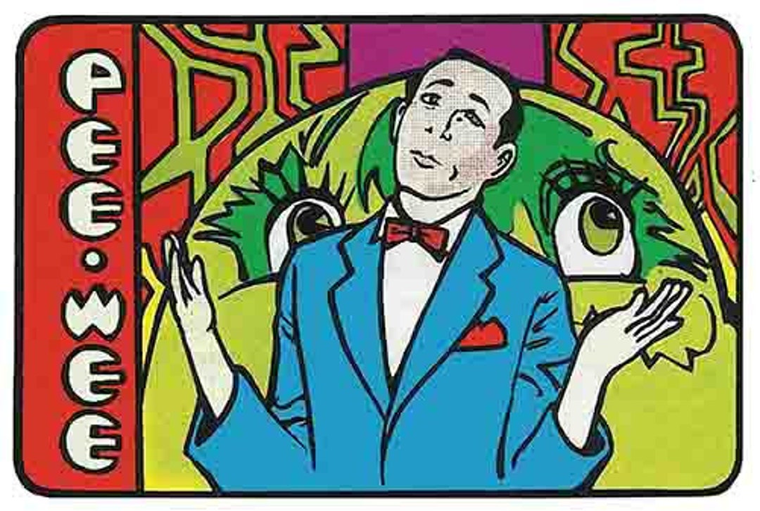 Vintage 1980's Style Pee Wee Herman Retro Travel Decal Sticker - Etsy
