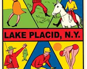 Lake Placid Sticker | Etsy
