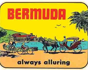 Bermuda Sticker - Etsy