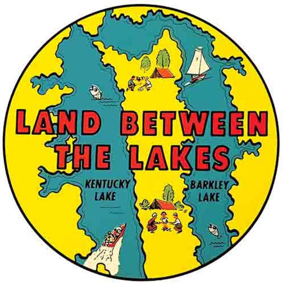 Vintage 1950's Style Land Between the Lakes KY Kentucky Retro Travel ...