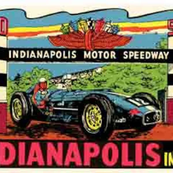 Indianapolis Motor Speedway Decal - Etsy