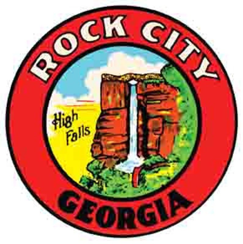 Vintage 1950's Style Rock City GA Lookout Mountain Chattanooga TN Retro ...