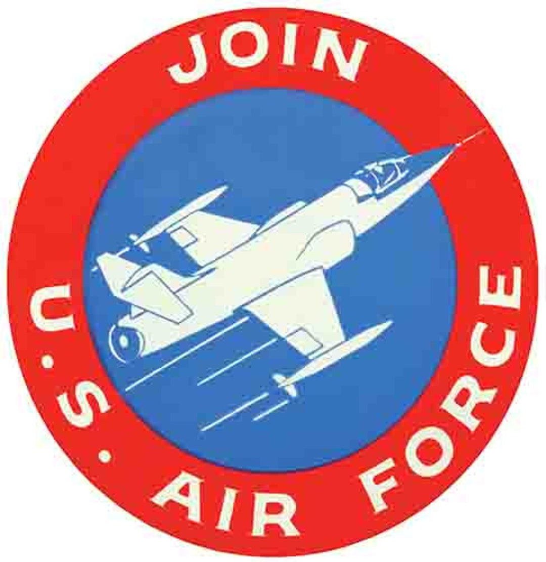 Vintage 1960's Style Join the USAF Us Air Force Vietnam Military ...