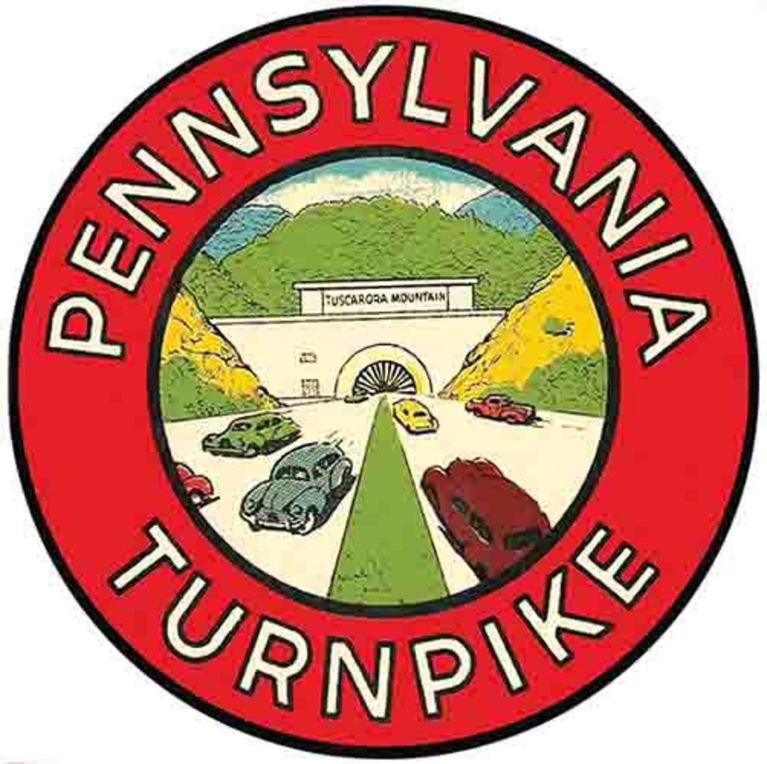 Vintage 1950's Style Pennsylvania Turnpike PA Retro Travel Decal ...