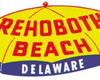 Rehoboth Beach Sticker - Etsy
