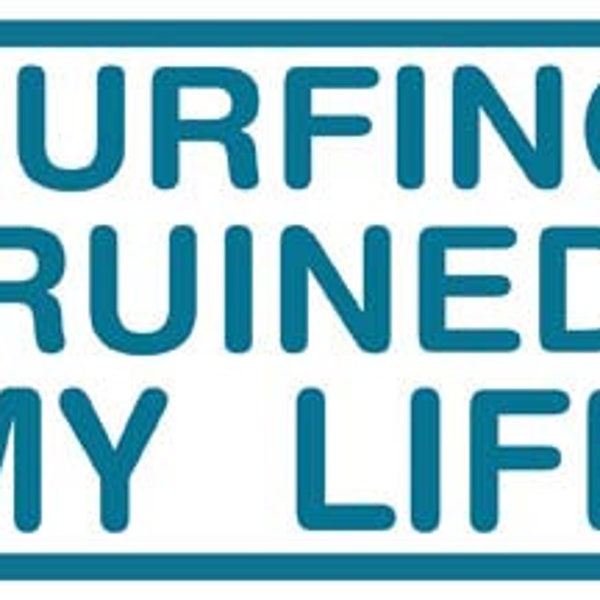 Surf Sticker - Etsy