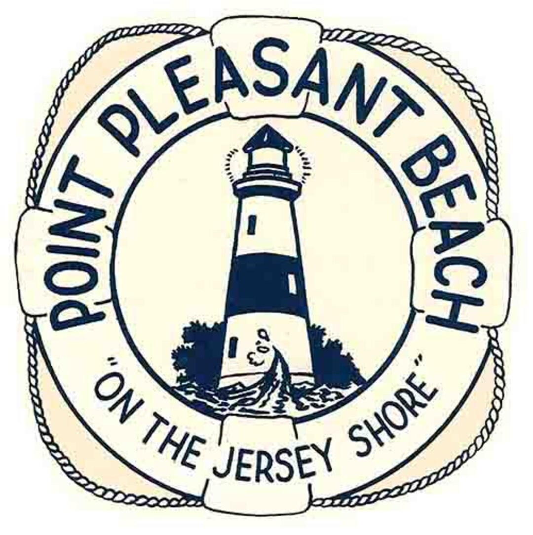 Vintage 1950's Style Point Pleasant Beach New Jersey Shore Lighthouse ...