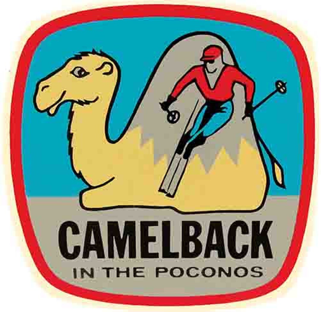 Vintage 1950's Style Camelback in the Poconos Snow Skiing Pennsylvania ...