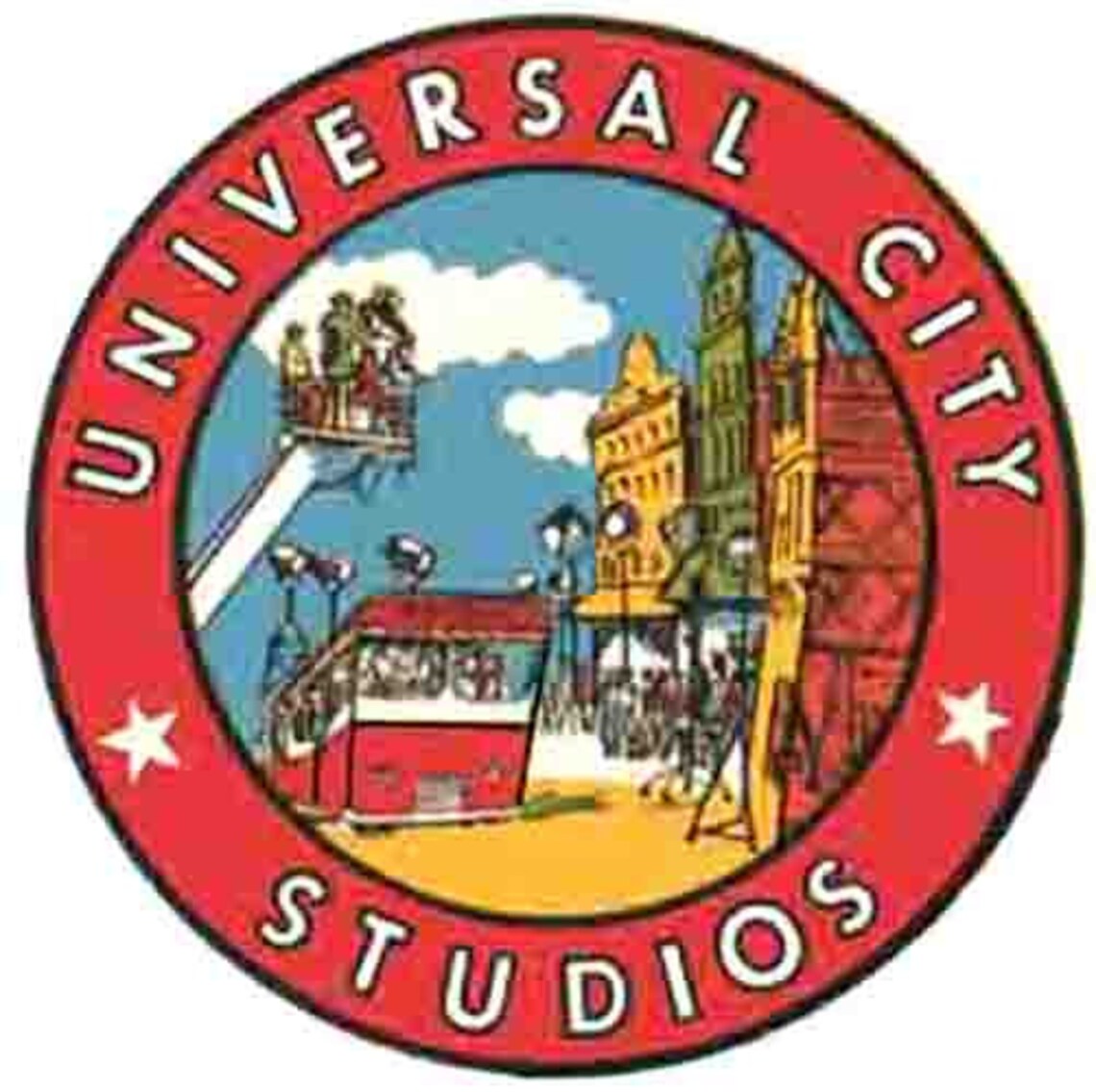 Vintage 1950's Style Universal City Studios Hollywood Los Angeles CA ...