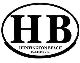 Huntington Beach Decal - Etsy