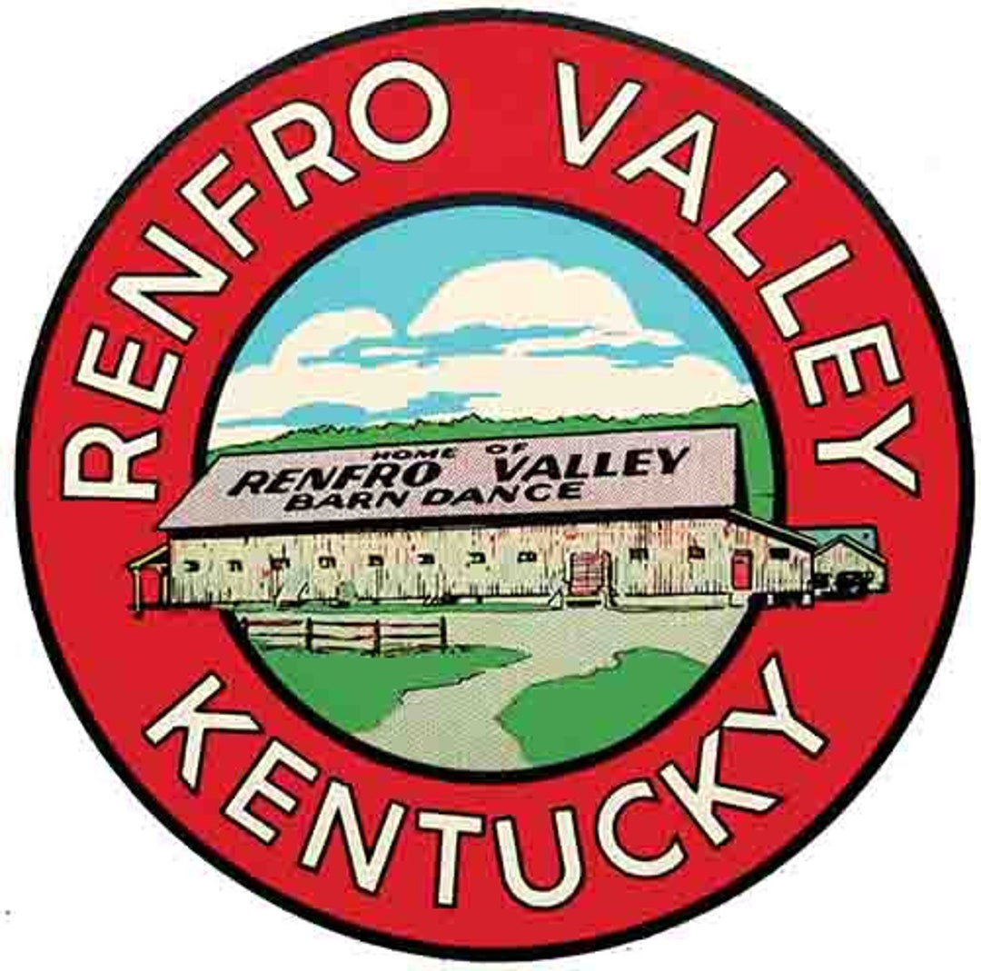 Vintage 1950's Style Renfro Valley KY Kentucky Retro Travel Decal ...